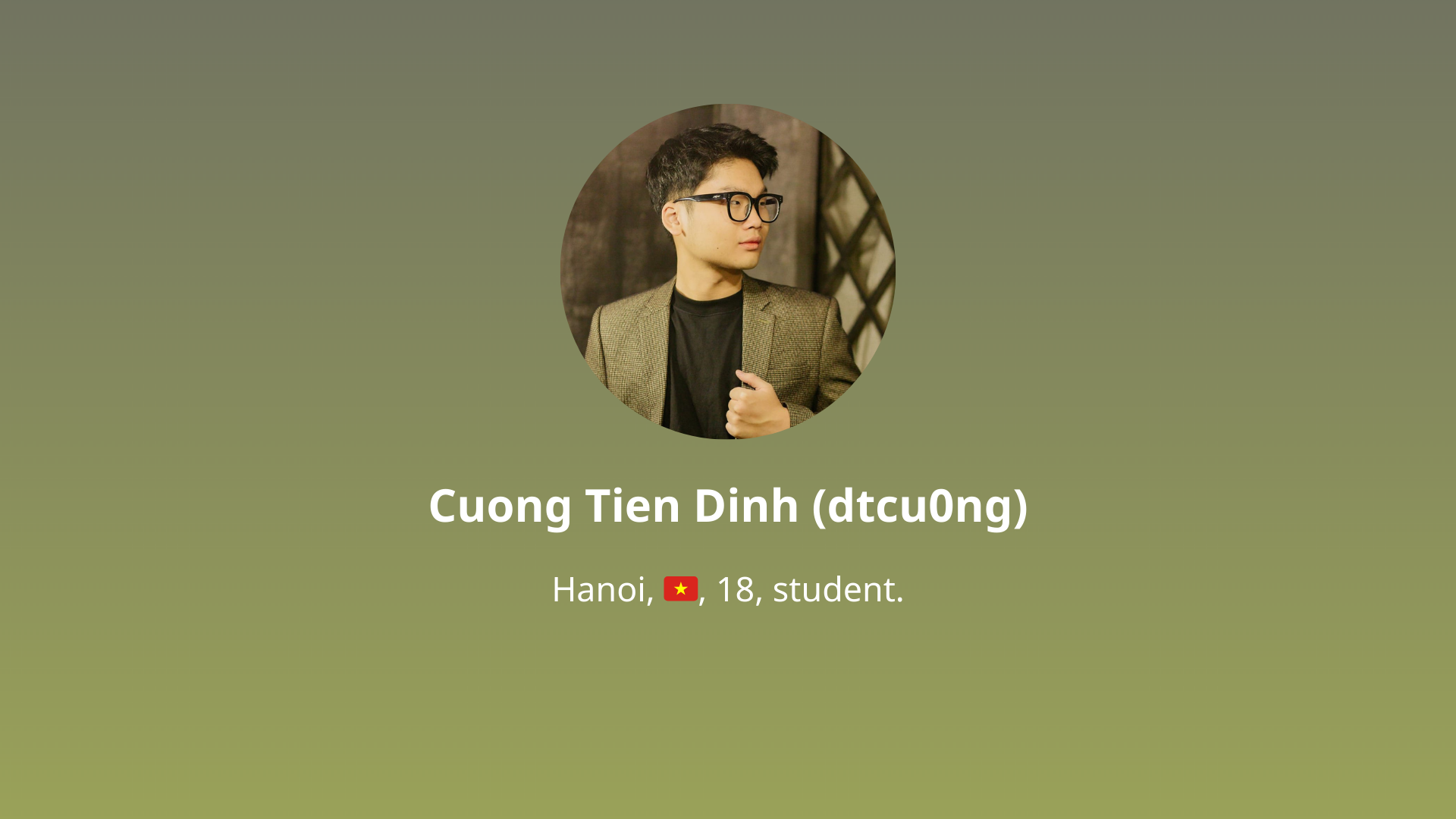Cuong Tien Dinh | dtcu0ng's Links